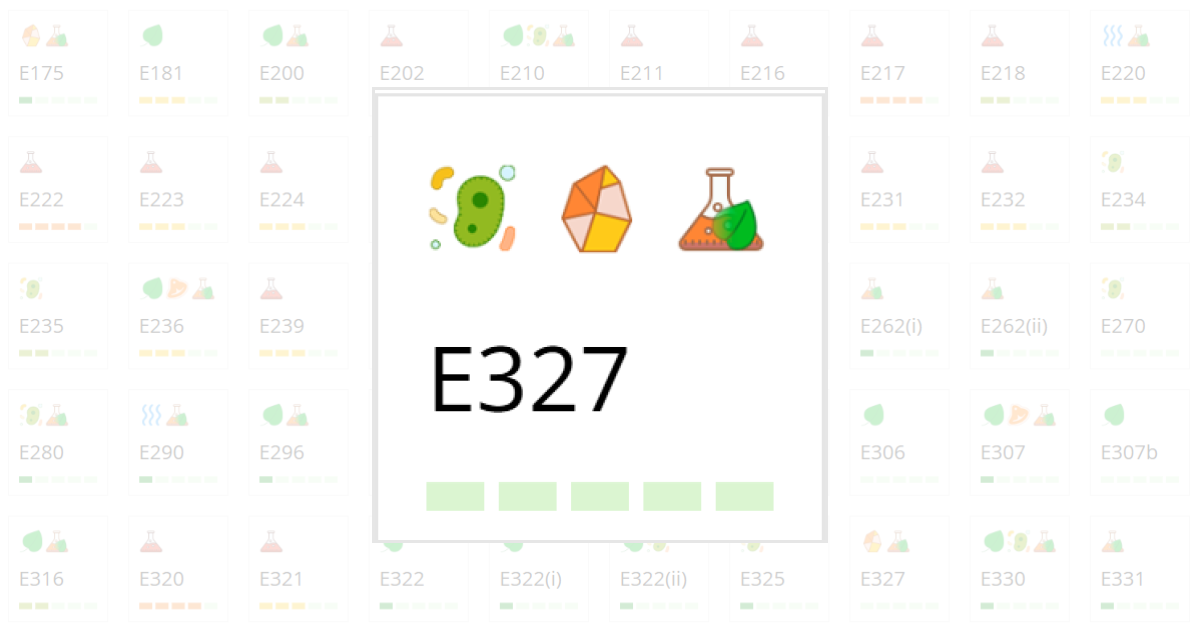 E327 – Calcium lactate | proE.info