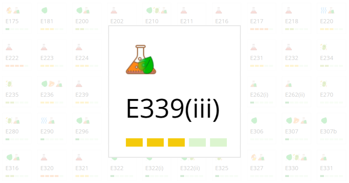 E339(iii) – Trisodium phosphate | proE.info