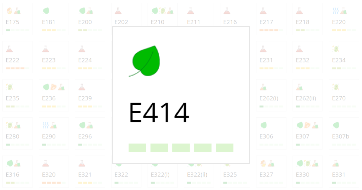 E414 – Gum arabic (Acacia gum) | proE.info
