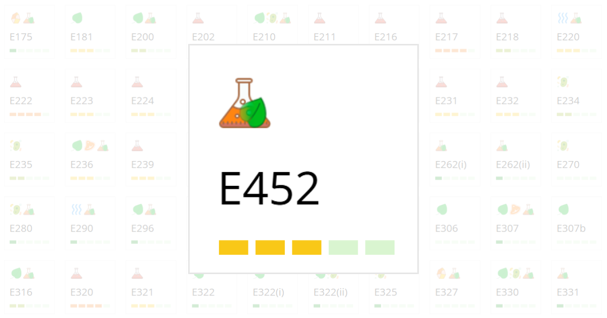 E452 – Polyphosphates | proE.info